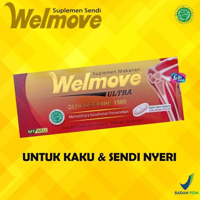 Jual Welmove ULTRA Suplemen Makanan Isi 5 Kaplet / Wellmove Vitamin ...