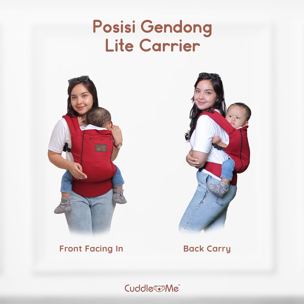 Jual Gendongan Bayi - CUDDLEME SSC M Shape Gendongan Kanguru Lite ...