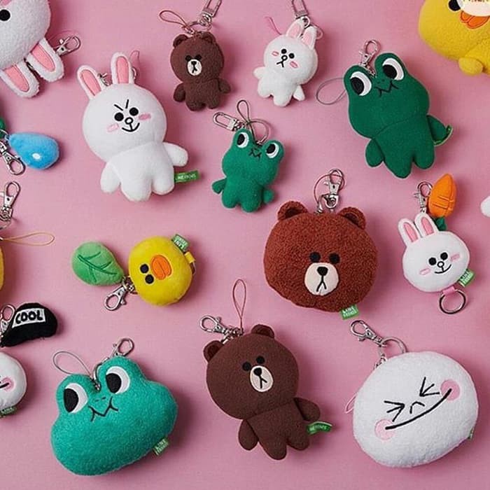 Jual Line Friends Keychain small - 6cm - Putih | Shopee Indonesia