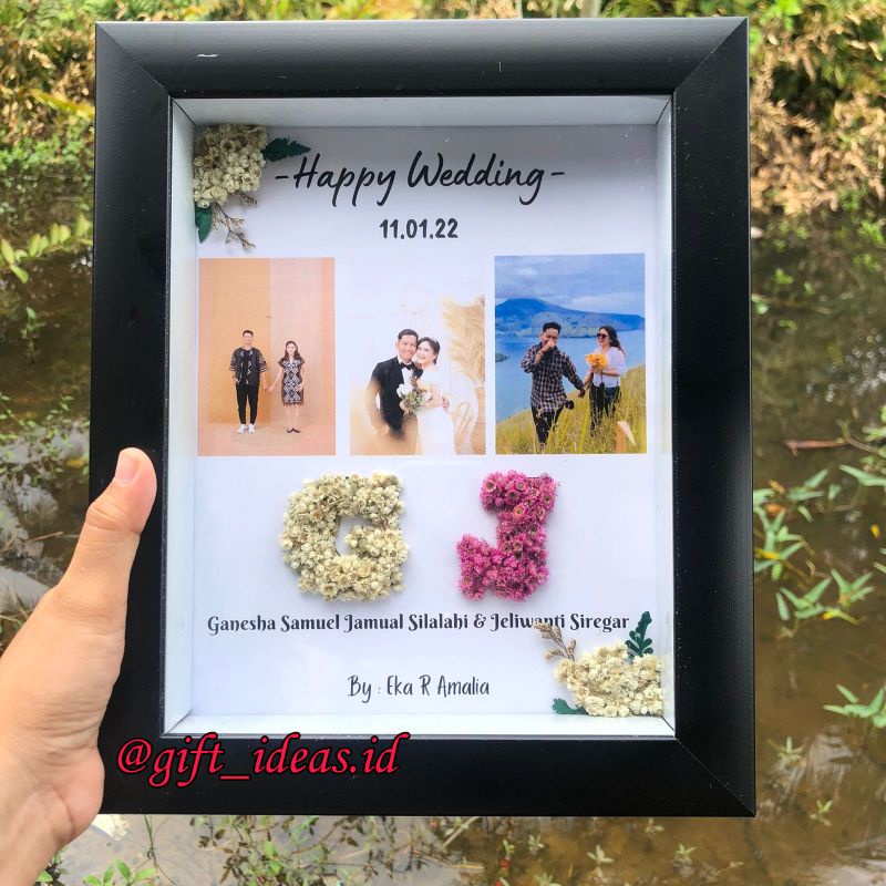 Jual edelweiss frame inisial atau angka | Shopee Indonesia