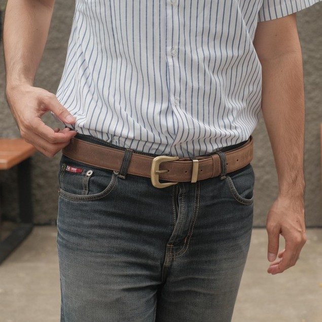 Jual Ikat Pinggang Sabuk Gesper Belt Pria Kulit Asli Original - La ...