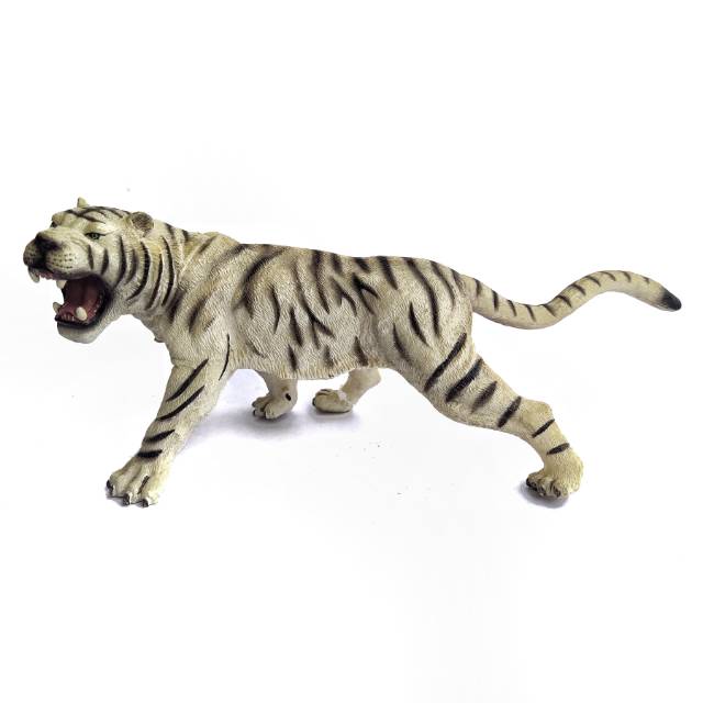 Jual Action figure Mainan Singa putih White Tiger Bengal Macan Belang ...