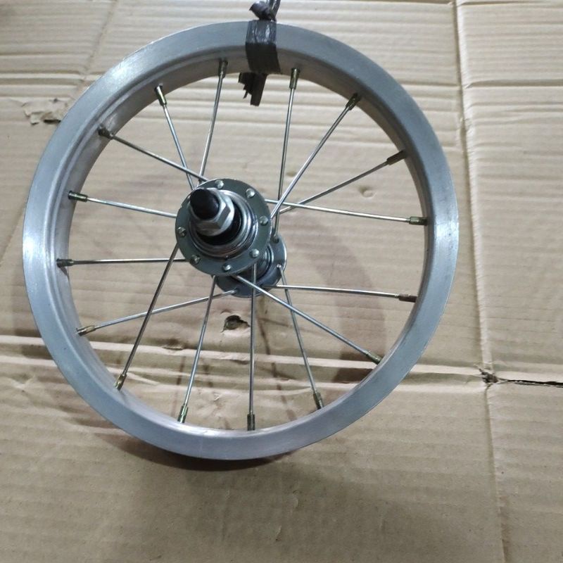 Jual velg wheelset 12 depan sepeda BMX mini 12 inchi | Shopee Indonesia