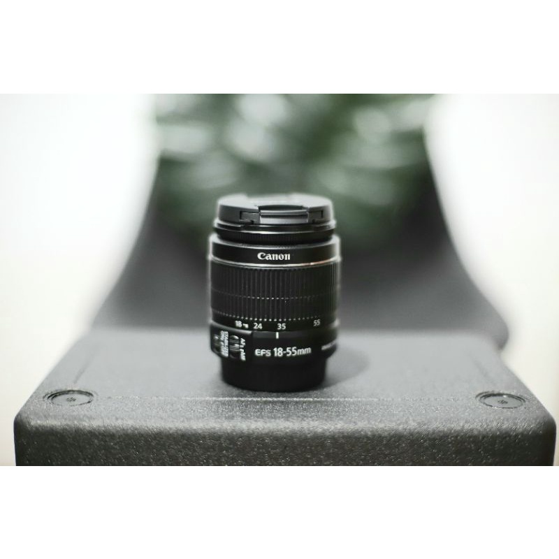 Jual Lensa kit 18-55mm is dan stm canon no minus seperti baru | Shopee ...