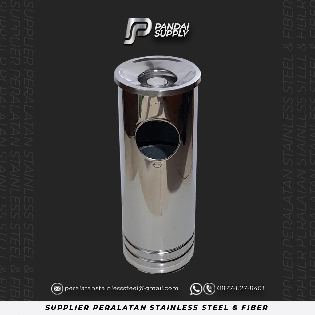 Jual Tempat Sampah Asbak Stainless Steel | Shopee Indonesia