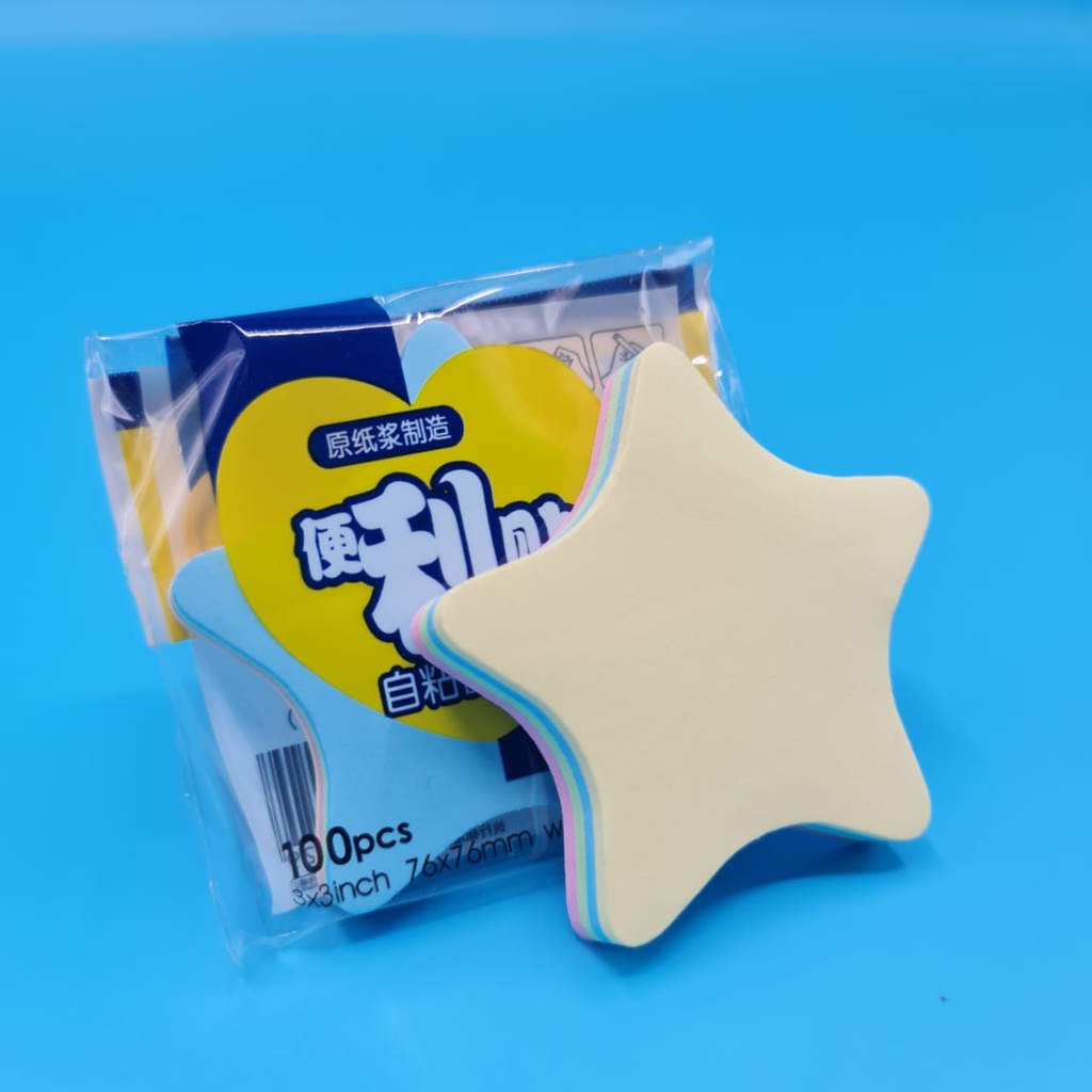 Jual KERTAS CATATAN MEMO KERTAS PENANDA STICKY NOTES BERBAGAI BENTUK ...