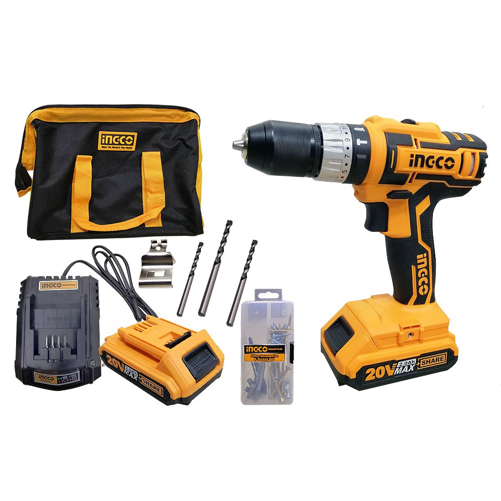 Jual CIDLI2002 MESIN BOR IMPACT CORDLESS 20V LITHIUM (1B) KG | Shopee ...