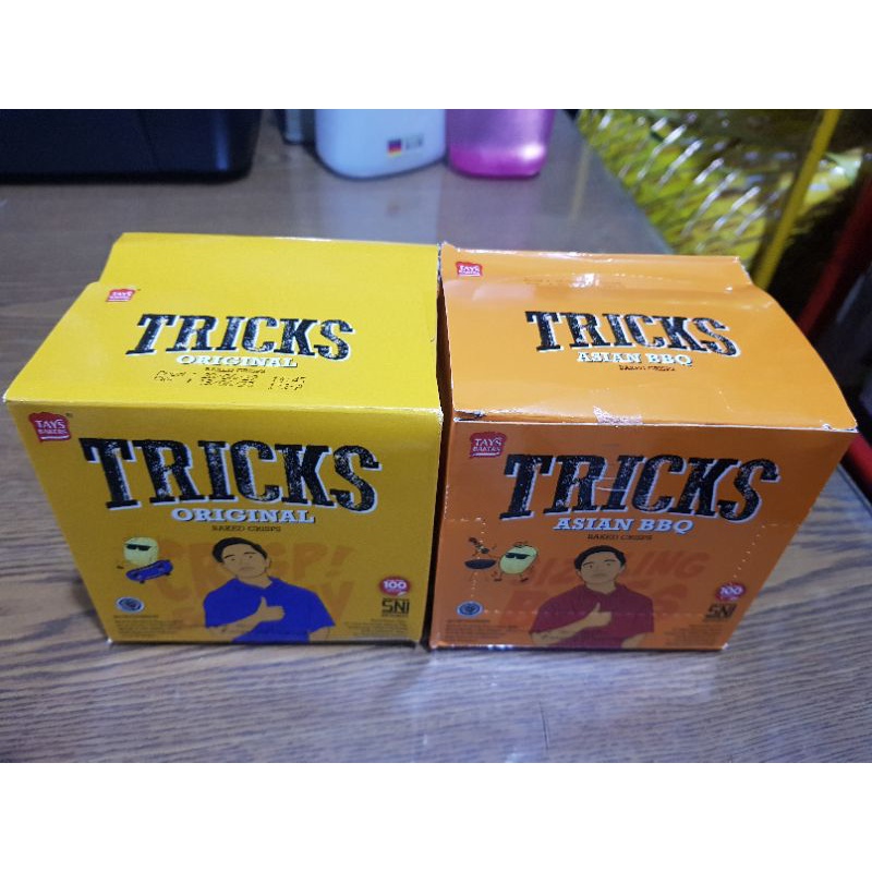 Jual Tricks Snack Baked Crips Kentang -Rendah kalori- 1 Box 1 Rasa ...