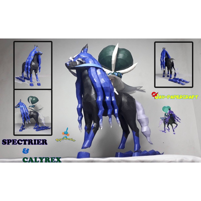 Jual Pokemon spectrier Dan calyrex Papercraft | Shopee Indonesia