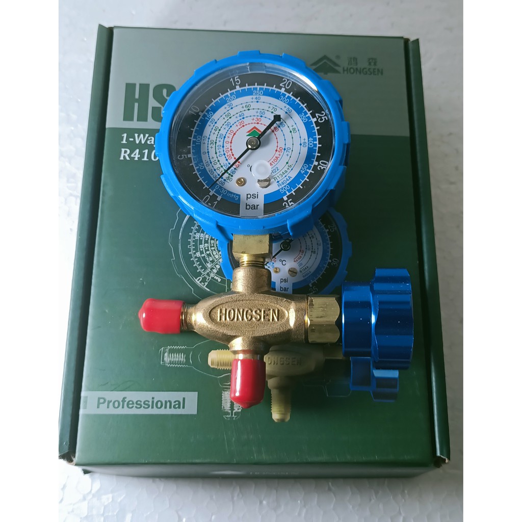 Jual Kran Manipol Single Meteran Freon Kulkas AC Hongsen HS-466NAL ...