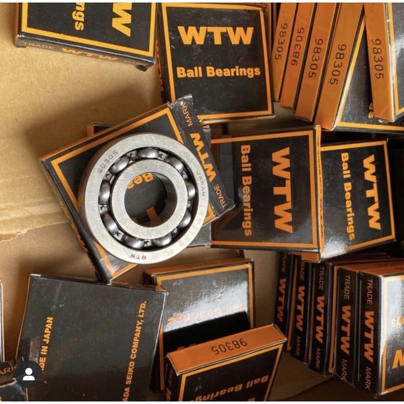 Jual Laher/Bearing as kruk vespa merk wtw japan | Shopee Indonesia