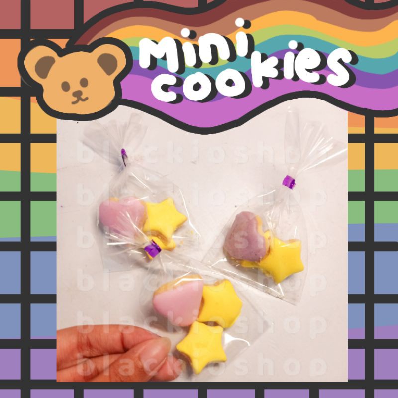Jual Mini Cookies bentuk makanan minuman by blackioshop | Shopee Indonesia