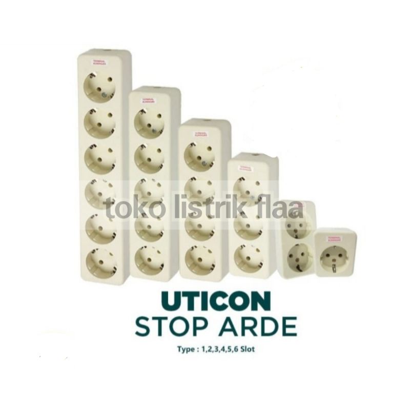 Jual STOP KONTAK UTICON COLOKAN TERMINAL BAGUS LENGKAP 1 / 2 / 3 / 4 ...