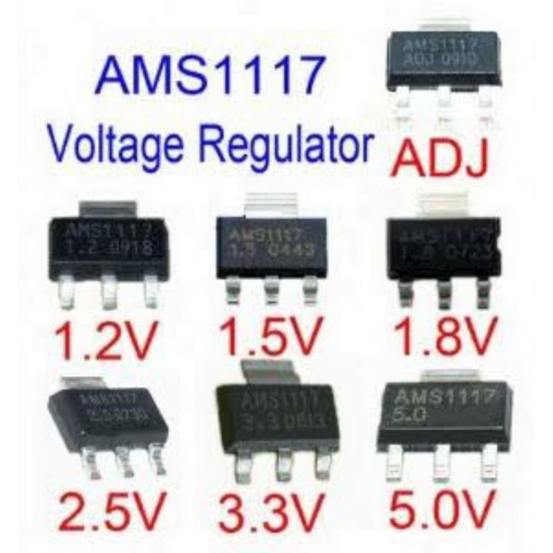 Jual IC AMS1117 1.8V 1A AMS1117-1.8 1.8 VOLT VOLTAGE REGULATOR 3 pin ...