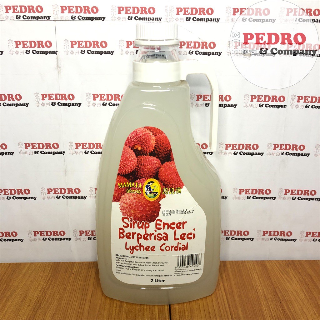 Jual Mamata sirup syrup encer rasa leci lychee 2 liter | Shopee Indonesia