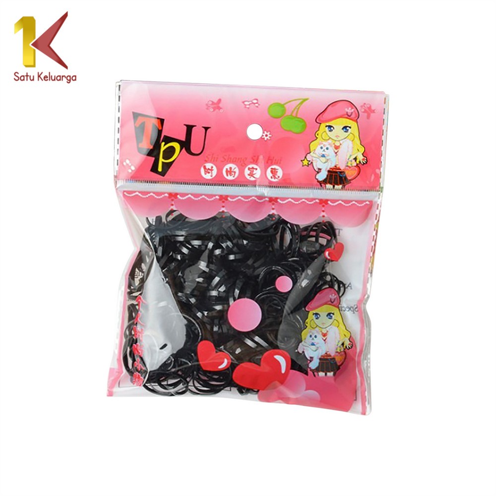Jual Satu Keluarga Karet Ikat Rambut C214 Kunciran Rambut Anak Wanita ...
