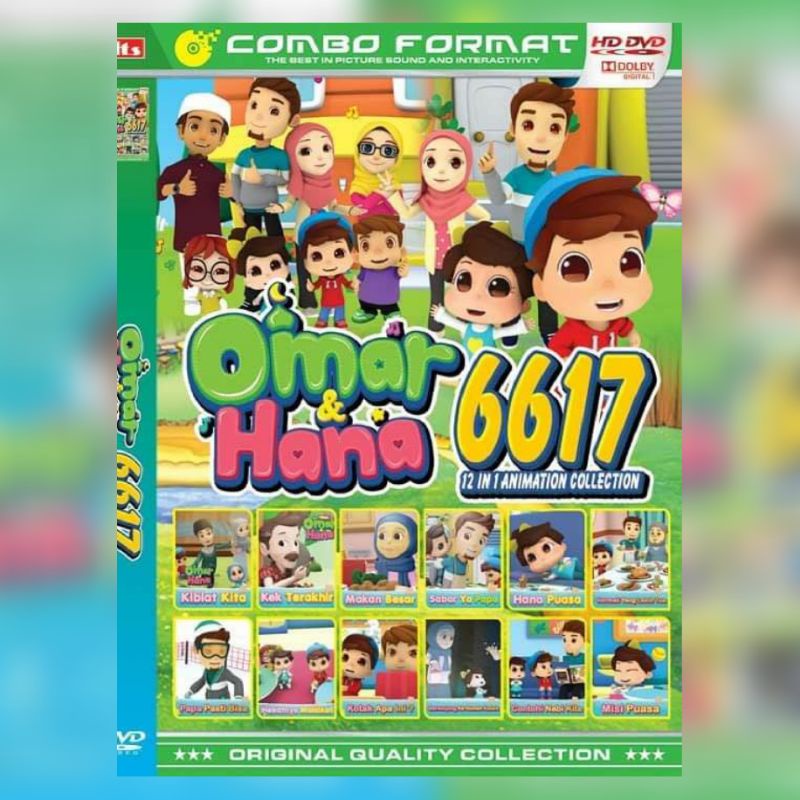 Jual Kaset film koleksi kartun anak Omar & Hana 6617 | Shopee Indonesia