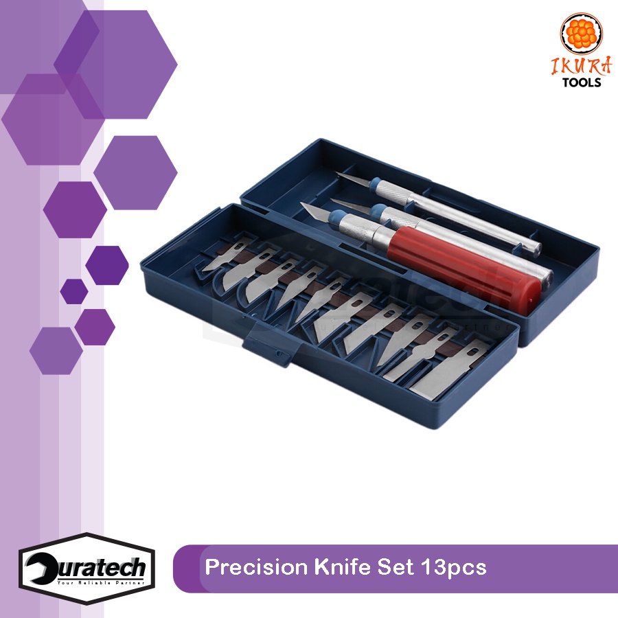 Jual Pisau ukir pahat kayu kerajinan seni set 13pcs / Precision knife ...