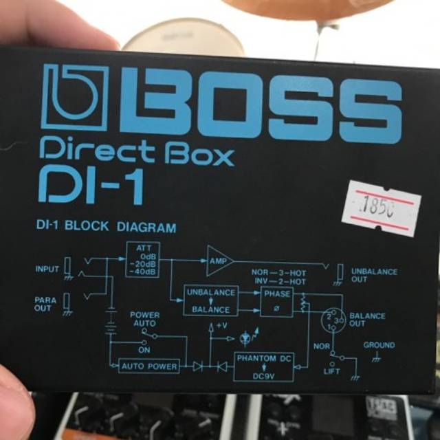 Jual Effect Efek Gitar Guitar Direct Box BOSS DI-1 DI 1 DI 1 Original ...