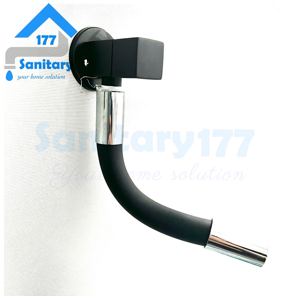 Jual Kran Tembok stainless HITAM mini kotak KT20-Keran air flexible bak ...