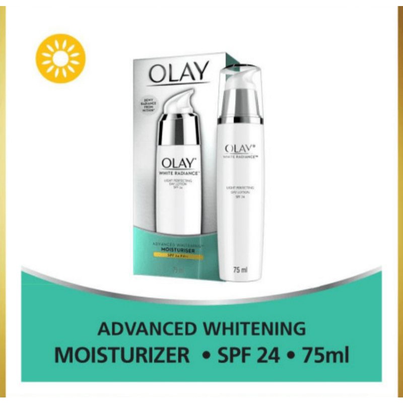 Jual Olay White Radiance Advance Whitening Moisturiser Light Perfecting ...