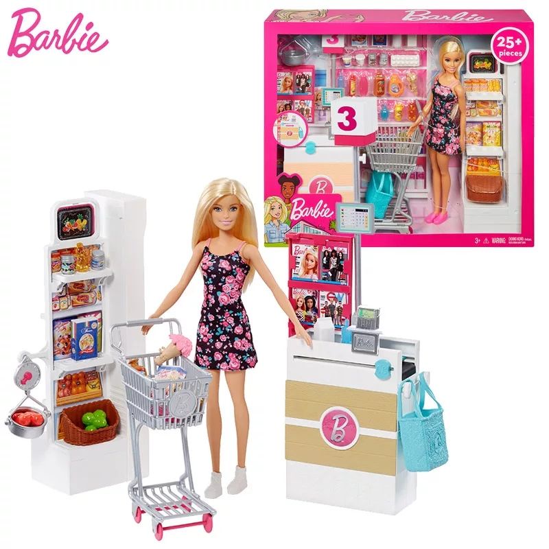 Jual Barbie Supermarket Playset original | Shopee Indonesia