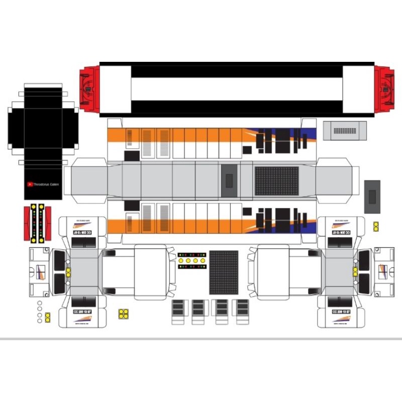 Jual paper craft cc201 dan cc206 free bogie | Shopee Indonesia