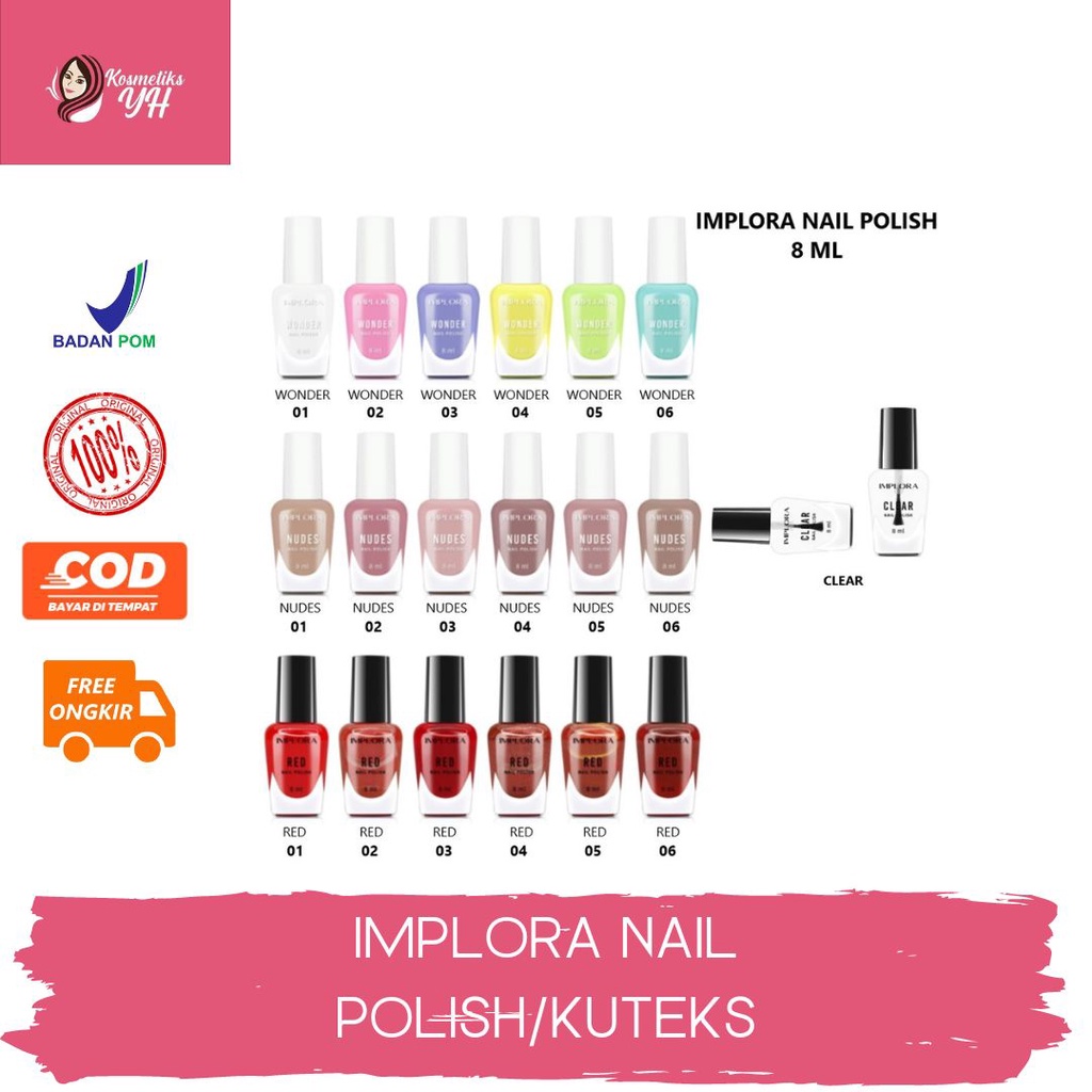 Jual KUTEK IMPLORA NAIL POLISH KUTEX IMPLORA CAT KUKU KUTEK NAIL ART ...