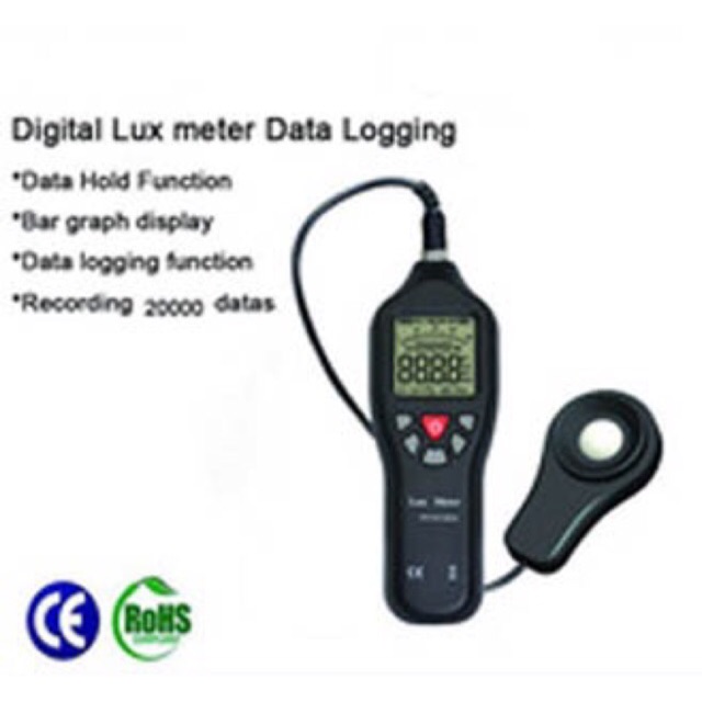 Jual Lux Meter w Data Logger function USB - Ukur Cahaya Data Loger ...