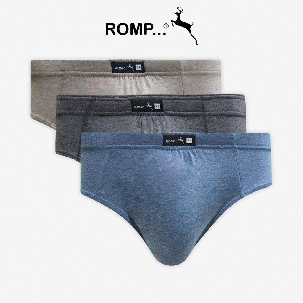 Jual SUZUYA | ROMP Celana Dalam Pria - Brief Isi 3 Warna. Beli 3 kotak ...