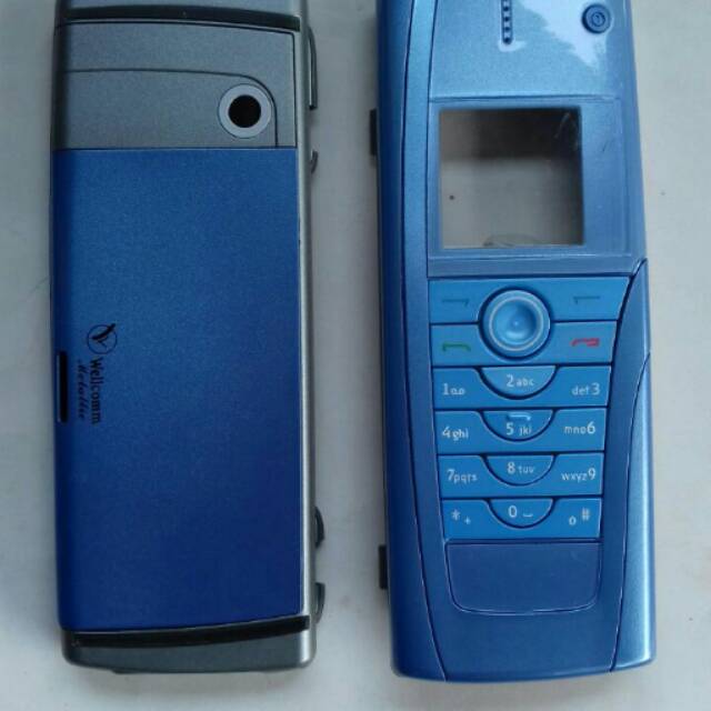 Jual Casing tulang nokia 9500 biru muda communicator free charger gan | Shopee Indonesia