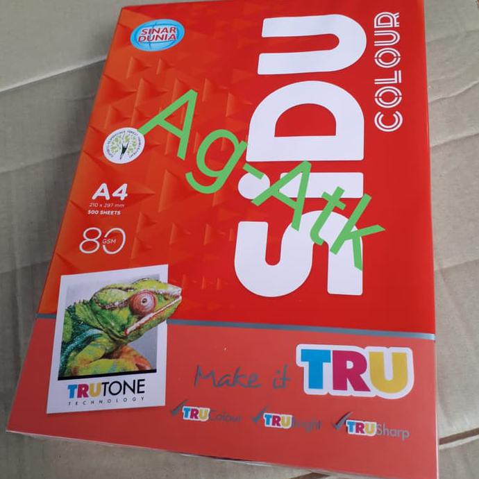Jual Kertas Warna Kertas Spectra A4 80 Gram It 250 Red Isi 500 Lembar ...