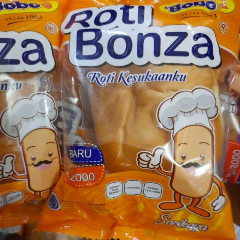 Jual 5 PC BOBO ROTI BONZA KESUKAANKU RASA SARIKAYA | Shopee Indonesia