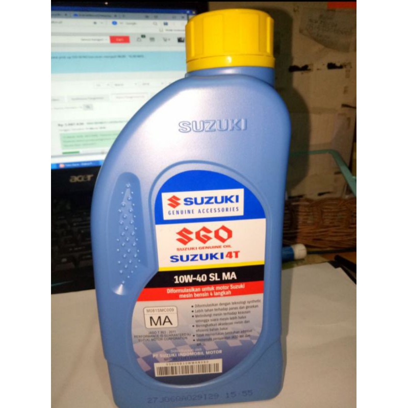 Jual OLI SGO 800ML OLI ECSTAR OLI SUZUKI SHOOTER SMASH INJEKSI 800ML ...