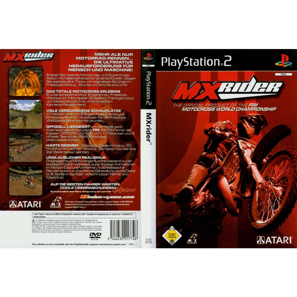 Jual Kaset Ps2 Game Motorcross MX rider | Shopee Indonesia