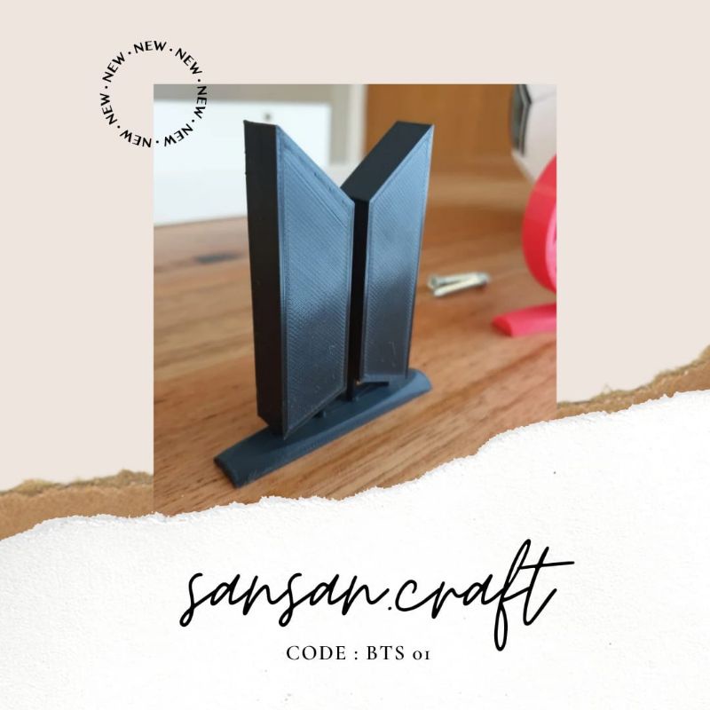 Jual BTS Stand 3D print unofficial | Shopee Indonesia