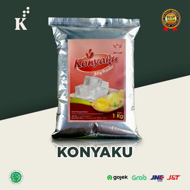 Jual Bubuk Konyaku Jelly Terbaik 1kg ORIGINAL Javaland | Shopee Indonesia
