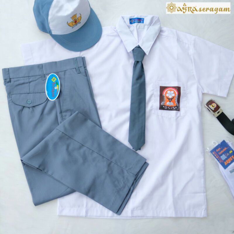 Jual Baju Sekolah Sma Smk merek Seragam lengan panjang dan pendek ...