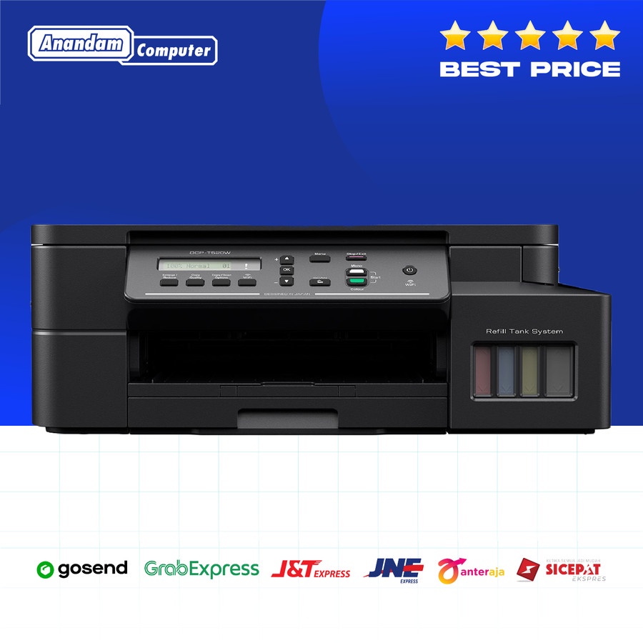 Jual Brother DCP-T520W T520 WiFi Print Scan Copy Printer Wireless AIO ...