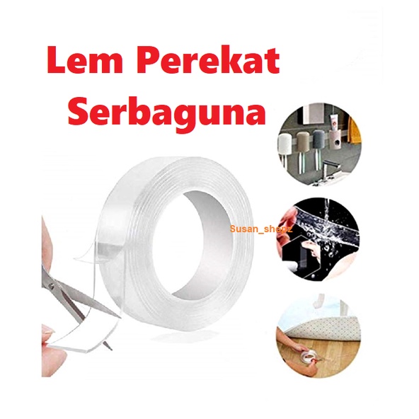 Jual Lem Perekat Serbaguna Doubletape Dinding-20gr | Shopee Indonesia