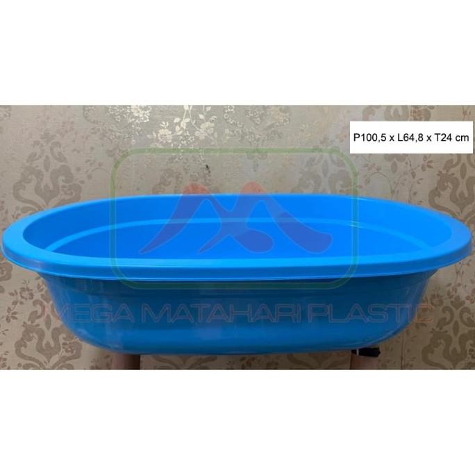 Jual Kolam Bak Ikan Kura Turtle Tortoise Fishpond Serbaguna Biru ...