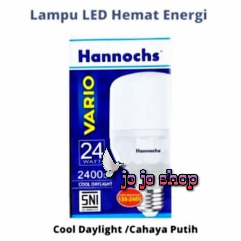 Jual Bohlam Lampu Led Hannochs Vario 22 watt Cahaya Putih | Shopee Indonesia