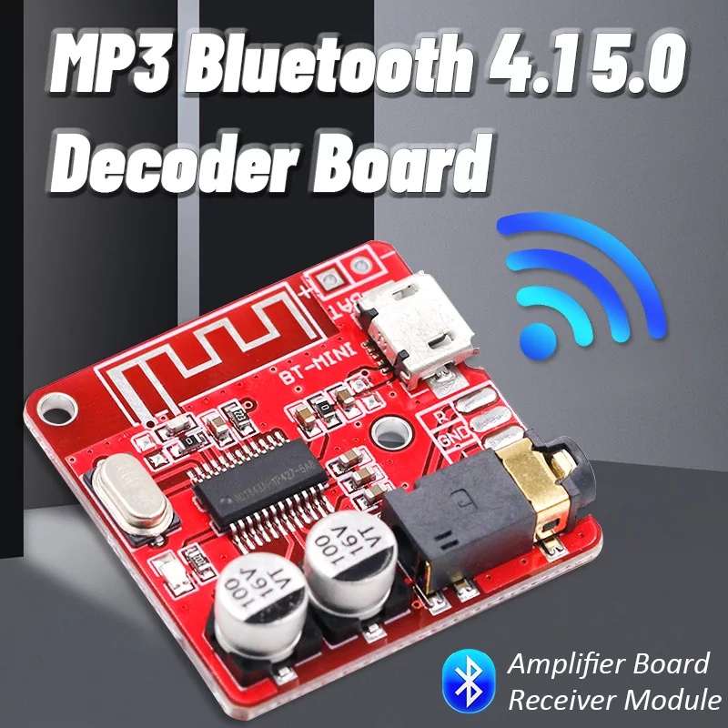 Jual Modul MP3 Bluetooth Board Speaker Audio reciver Amplifier DIY ...