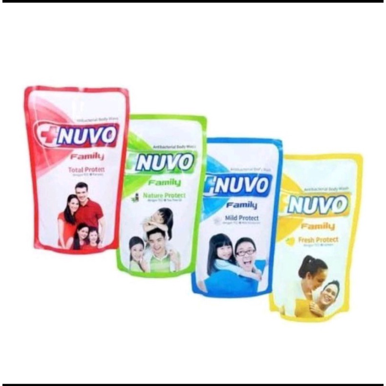 Jual Sabun Mandi Cair Nuvo BODY WASH Refill POUCH 60ml Ready 60 ml ...