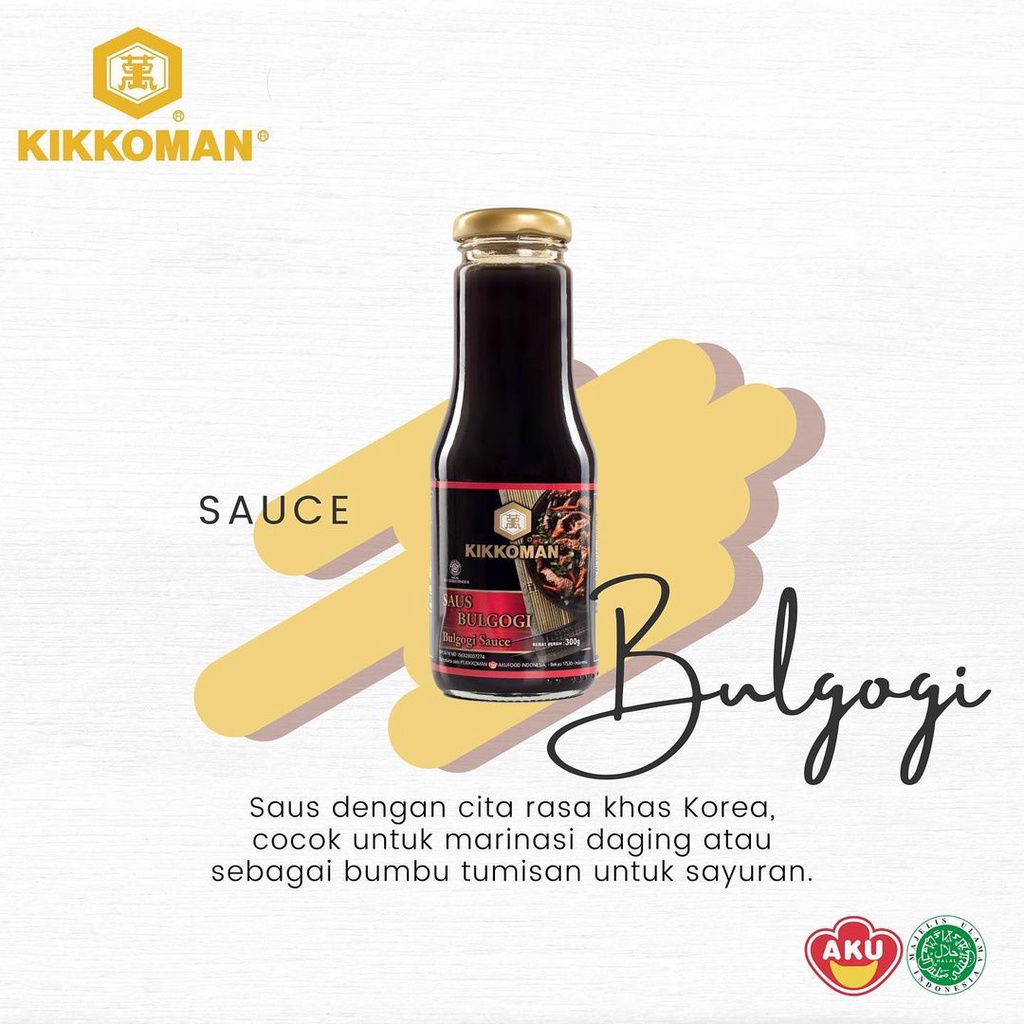 Jual KIKKOMAN BULGOGI SAUCE PREMIUM SAOS KOREA BBQ HALAL MARINASI ...