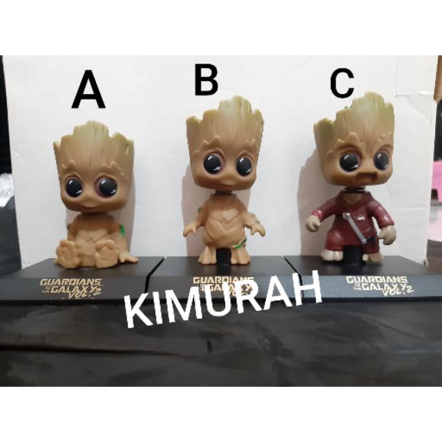 Jual BOBBLE HEAD MARVEL GUARDIAN OF GALAXY BOBBLEHEAD GROOT GOYANG ...