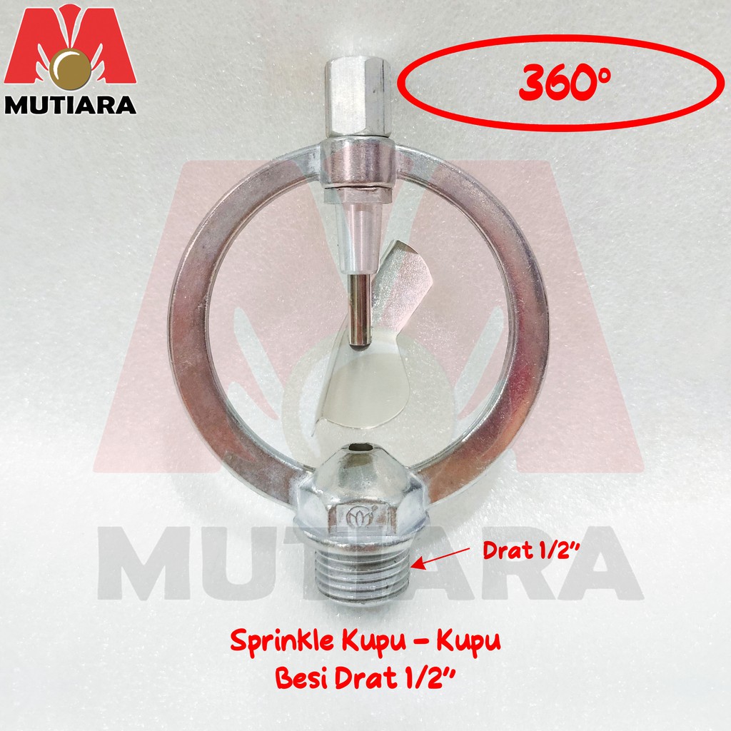 Jual Sprinkler Taman sprinkle besi kupu kupu drat 1/2" | Shopee Indonesia