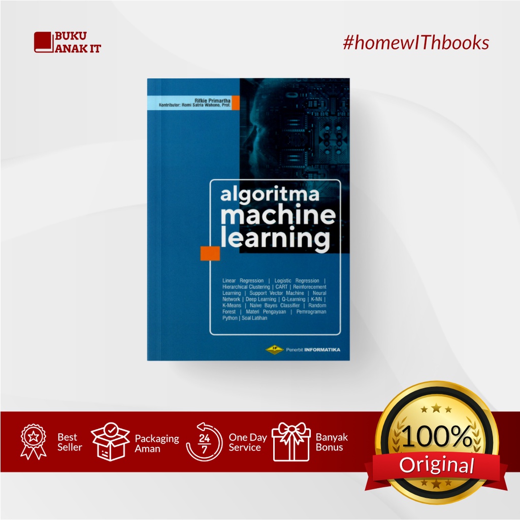 Jual BUKU ALGORITMA MACHINE LEARNING DENGAN CONTOH SOAL | DEEP LEARNING ...