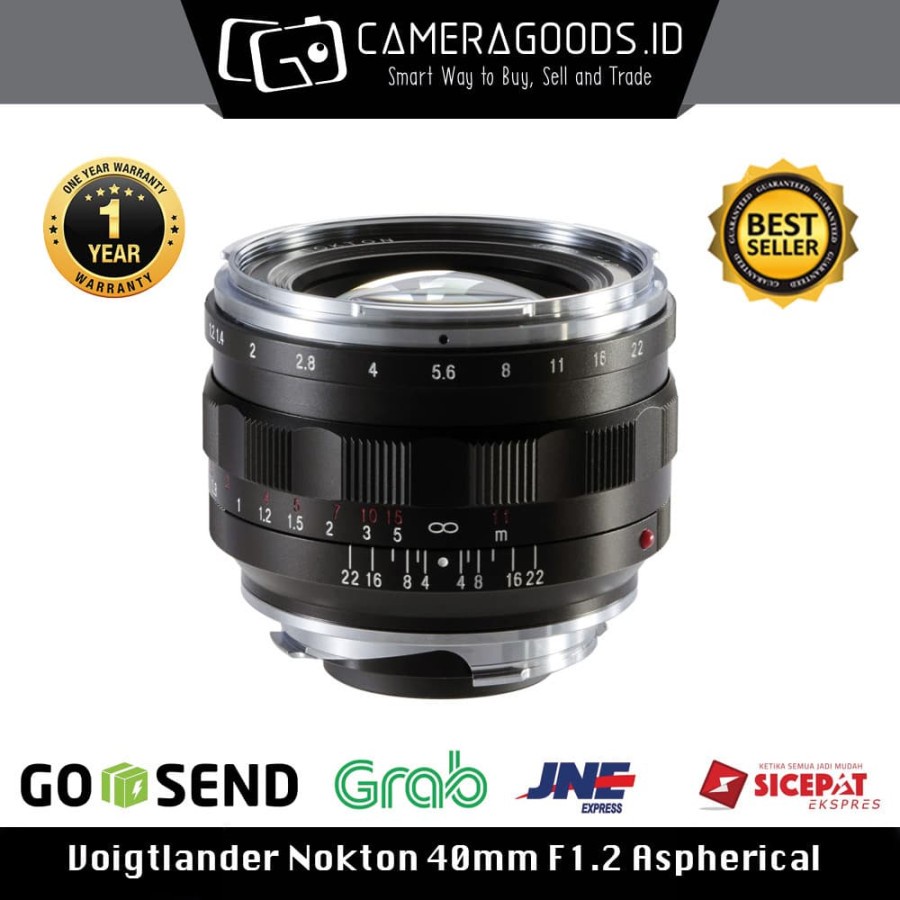 Jual Voigtlander 40mm F1.2 Aspherical Nokton for Leica M (4002451000345 ...