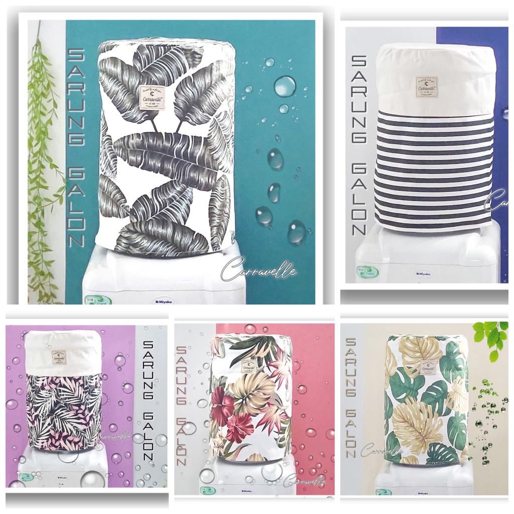 Jual Sarung Galon Penutup Cover Galon Dispenser Kanvas Motif Bisa ...